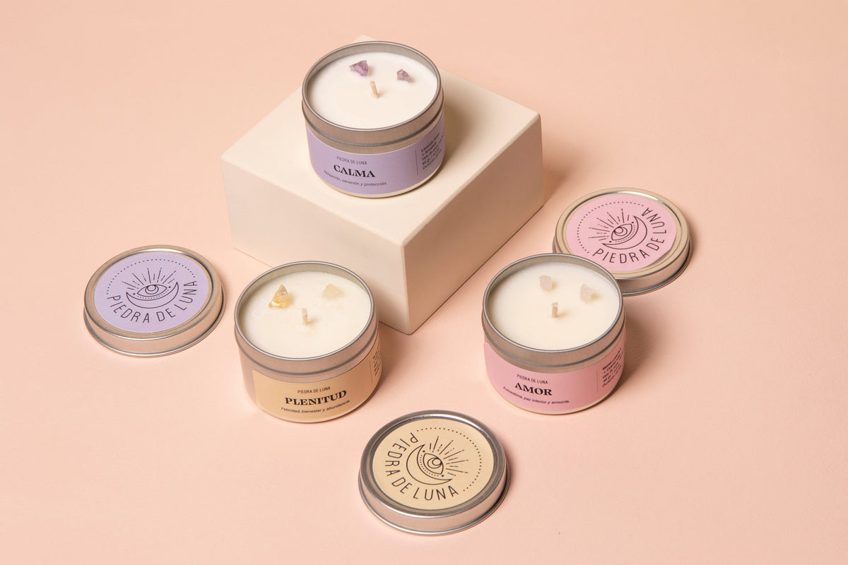 Piedra de Luna Velas