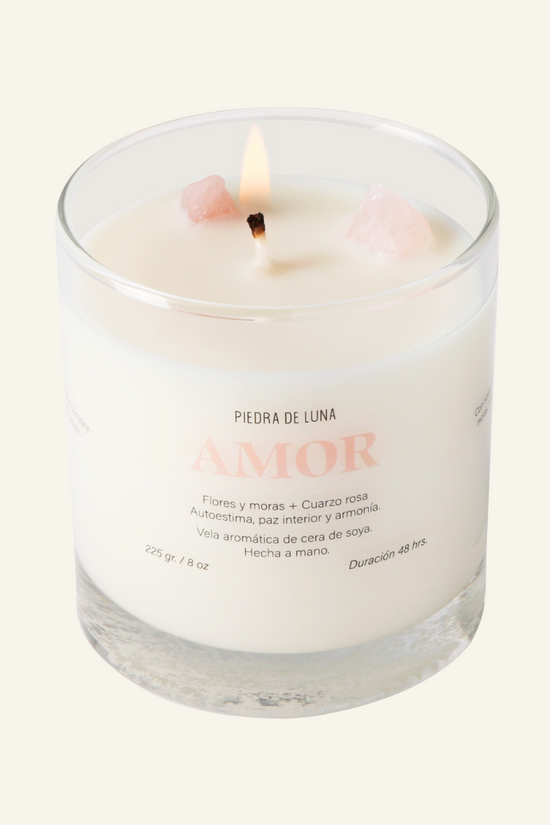 Piedra de Luna Velas