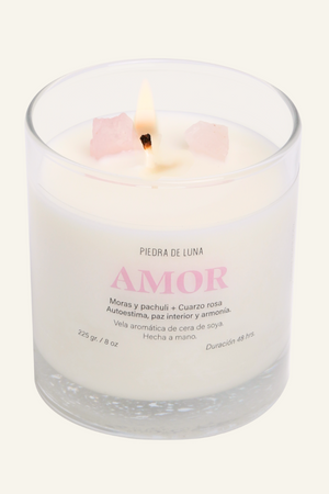 Piedra de Luna Velas